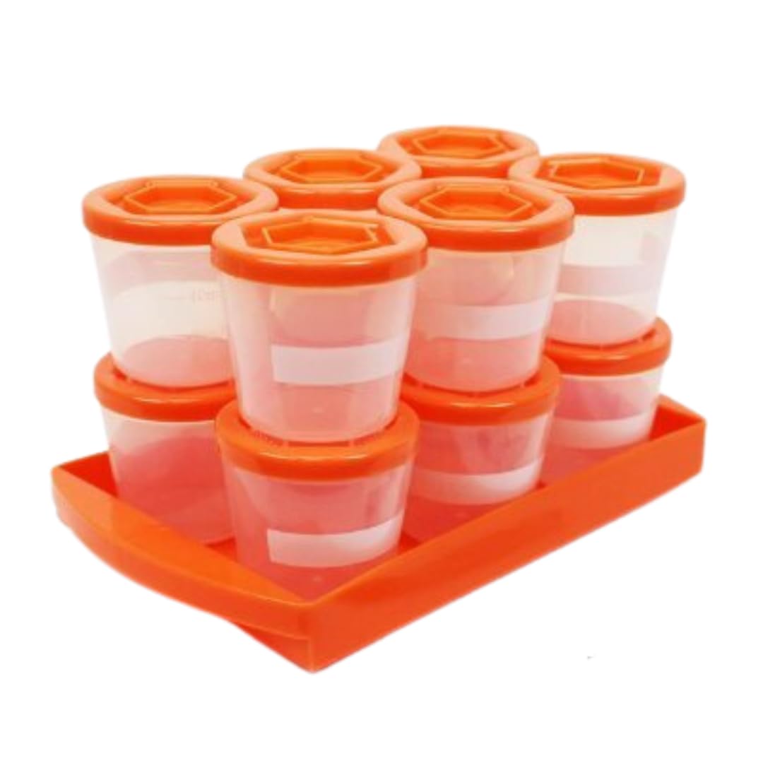 Amazon.com : Sprout Cups Baby Food Storage 2oz Containers w Lock-in ...