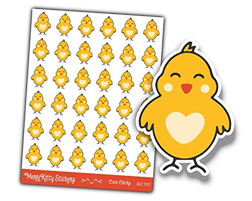Easter Chick Stickers – Chick Sticker Sheet – Easter Sticker Sheet ...
