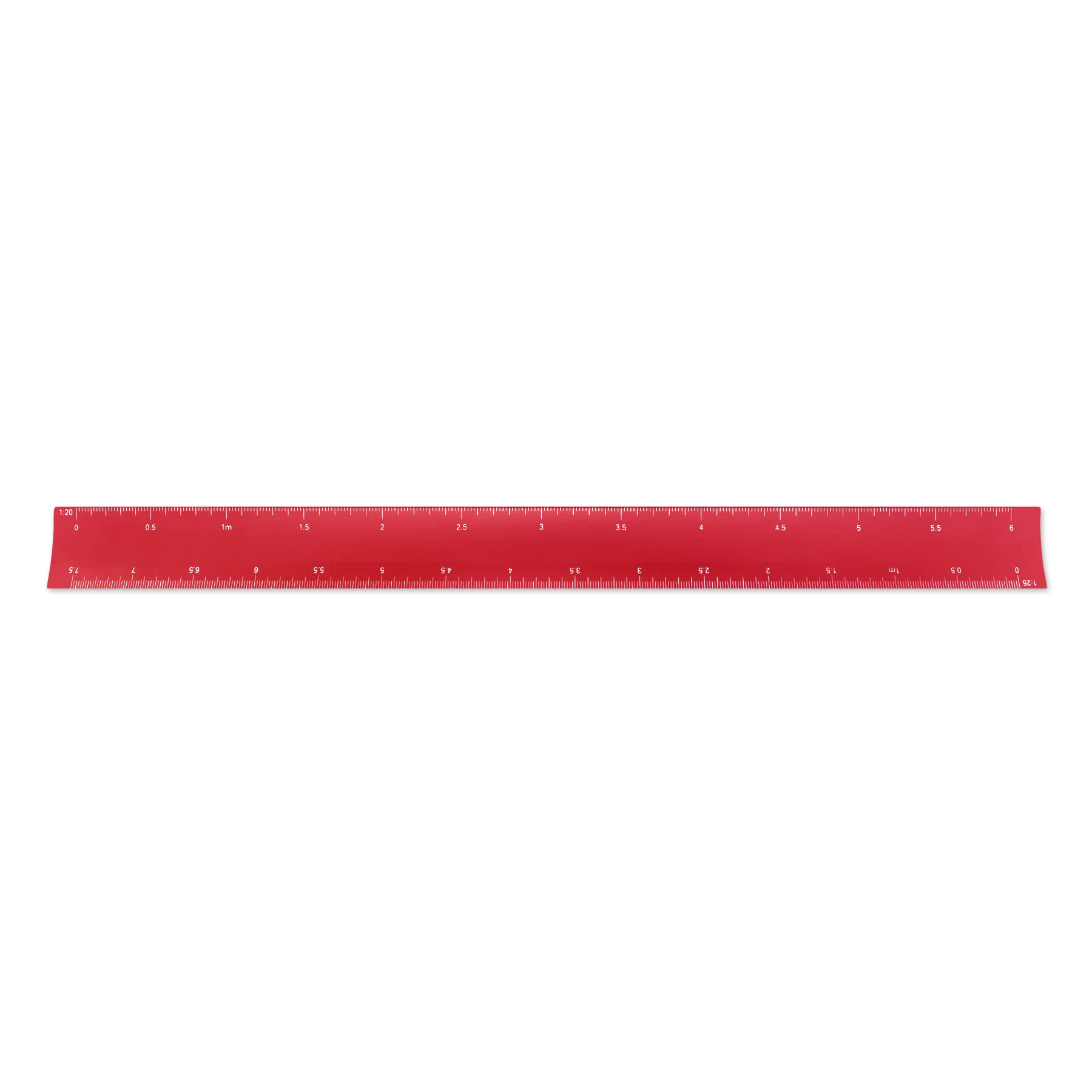 Snapklik.com : Alumicolor 30-cm Aluminum Metric Mechanical Hollow Scale ...