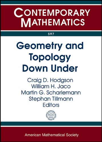 Geometry and Topology Down Under (Contemporary Mathematics): Hodgson ...
