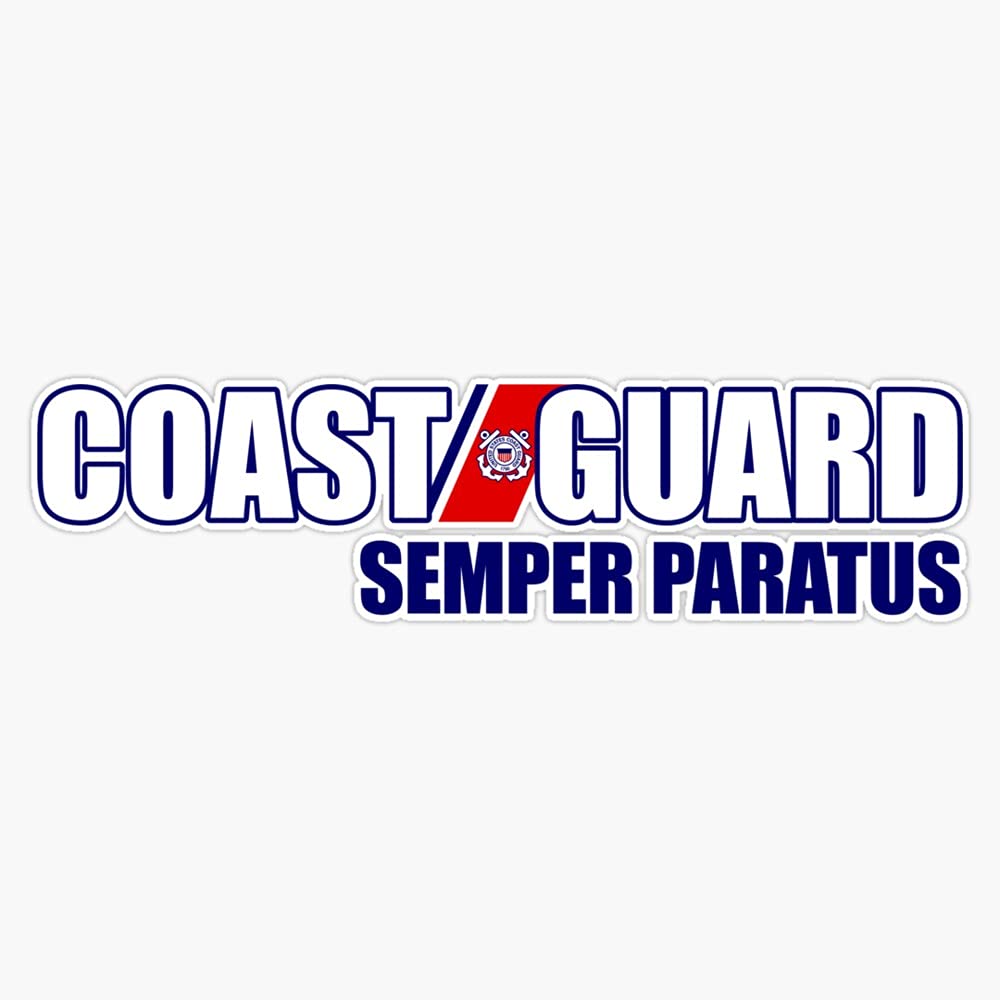 Amazon.com: HOF Trading Coast Guard - Semper Paratus Vinyl Sticker ...