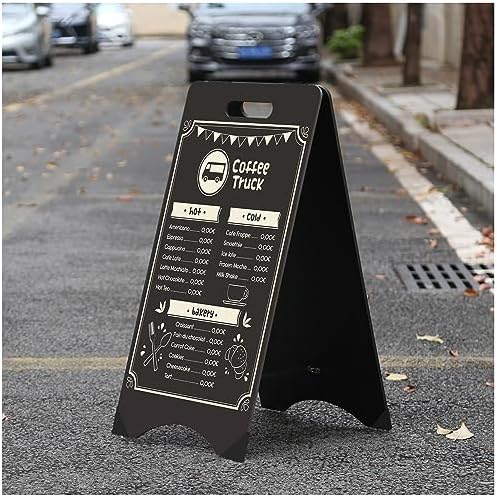 A-Frame Chalkboard Sign 15 x 30 Double Sided Displays Floor Standing ...