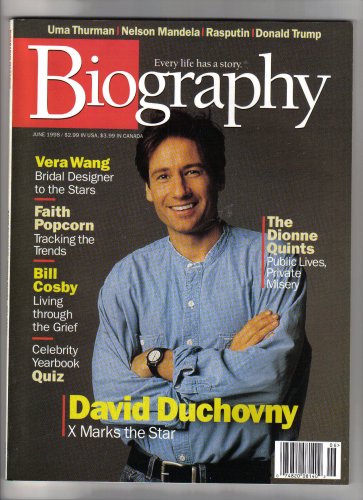 Biography Magazine (Biography Magazine-June 1998 David Duchovny, June ...