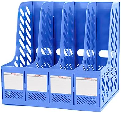 SAYEEC Magazine File Holder, Plastic Desktop File Folder Organizer with ...