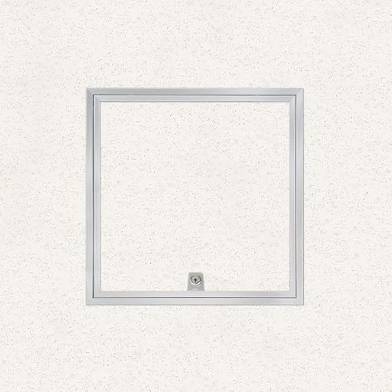 Amazon | ナカ工業 天井点検口 ハイハッチ/HHSD-K/鍵付 シルバー 454(吊り金具) HHSD-K454 | 点検口