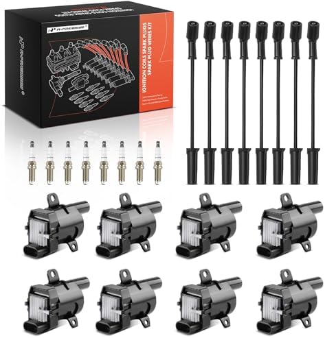 Amazon.com: A-Premium 8 Ignition Coils with 8 Wire and 8 Iridium Spark ...