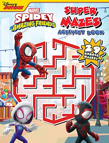 Disney Junior Spidey And His Amazing Friends Super Mazes Activity ...
