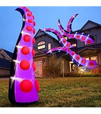 Amazon.com: Danxilu 14 FT Huge Halloween Inflatables Octopus Tentacles ...
