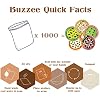 Amazon.com: Buzzee Beeswax Reusable Food Wrap, Round 5 Pack Bundle ...
