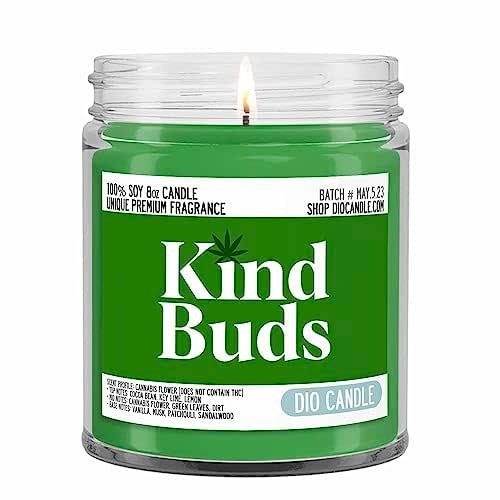Amazon.com: Kind Buds Scented Candle - Smells Like Cannabis Flower ...