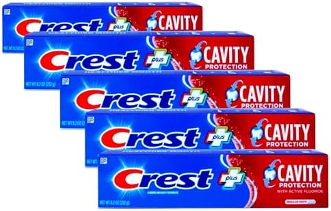 Amazon.com : Crest Toothpaste Cavity Protection Cool Mint Gel (Pack of ...