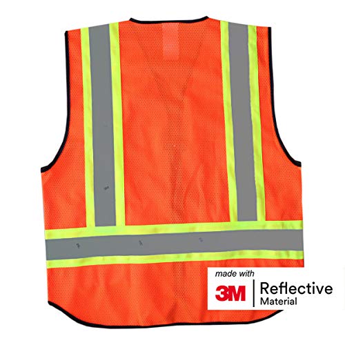 Snapklik.com : Salzmann 3M Multi-Pocket Safety Vest - Reflective High ...