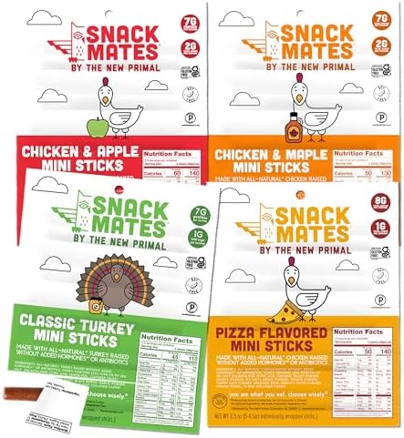 Amazon.com: Snack Mates by The New Primal Sampler Four Flavor Pack ...