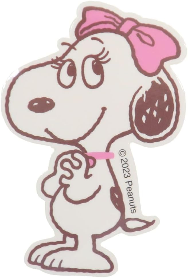 Amazon.com: Snoopy [Character Sticker] Mini Decal Sticker / Belle ...
