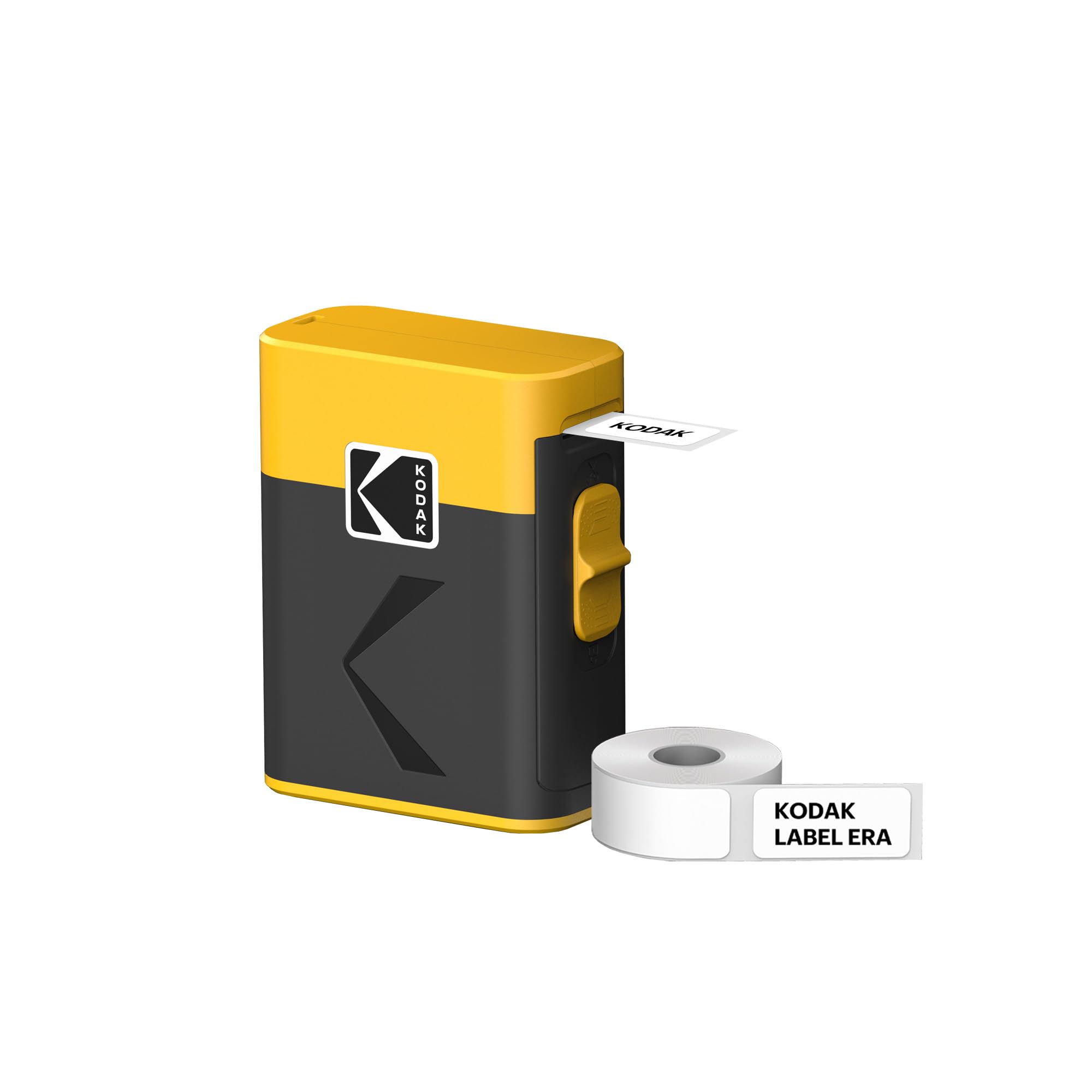 KODAK Label ERA Label Maker Machine, Yellow (Label Printer with 1 Roll ...