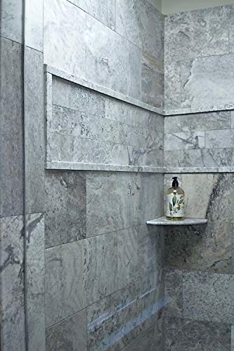 Silver Travertine Wall