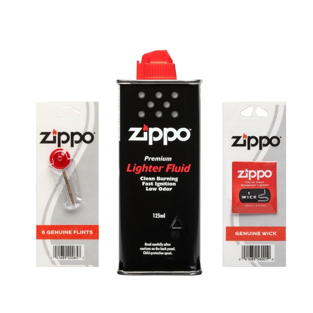 ZYBUX - Zippo Lighter Fluid, 125ml Fuel Refill, Windproof, Fast ...