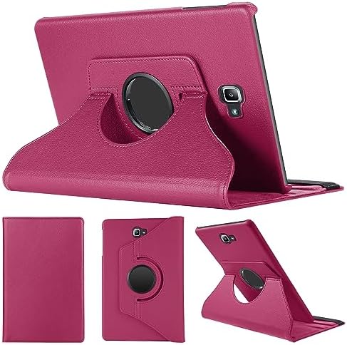 SWEIMEN 360° Rotating Case for Samsung Galaxy Tab A 2016 10.1 Tablet SM-T580/T585 Multiple Angle ...