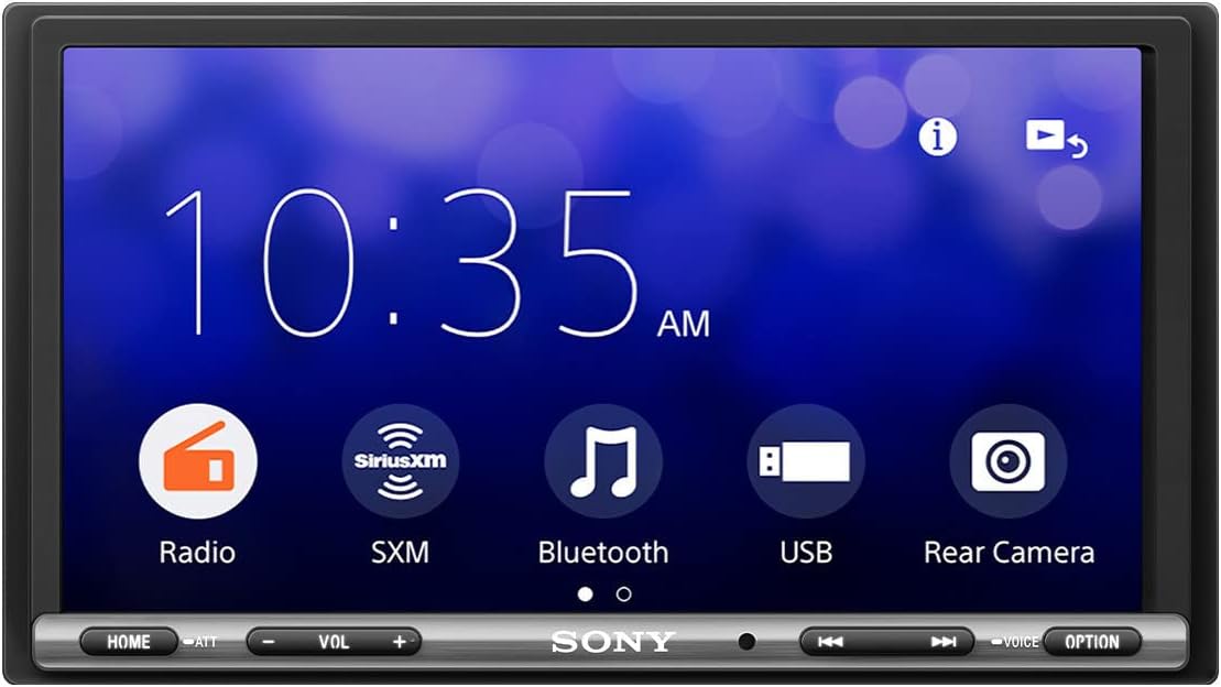 Amazon.com: Sony XAV-AX4000 7" 2-DIN Multimedia Receiver with Wireless ...