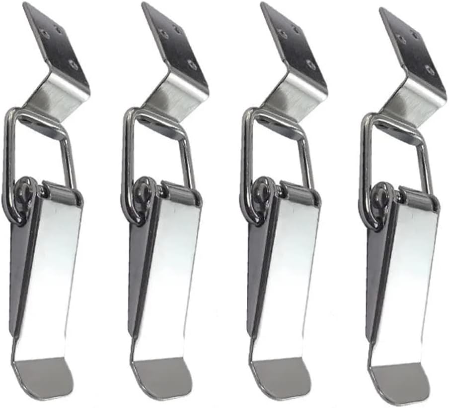 Antrader Spring Loaded Buckle Latch Stainless Steel Toggle Hasp Lock ...