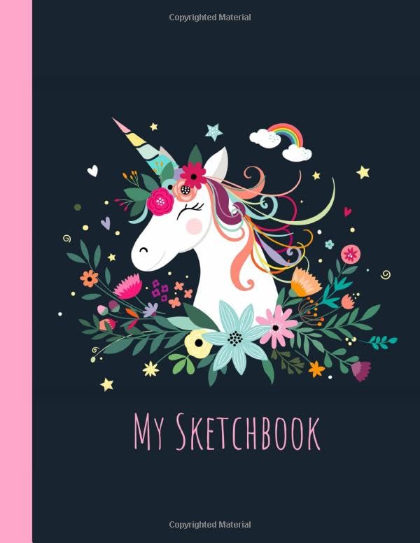 MY SKETCHBOOK: Drawing Pad for Girls Ages 7 – 12, Learn How to Doodle ...