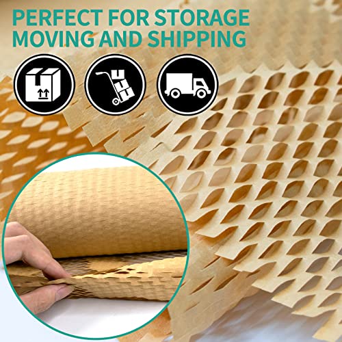 Snapklik.com : Honeycomb Packing Paper, 12 X 135 Bubble Wrap Roll For ...