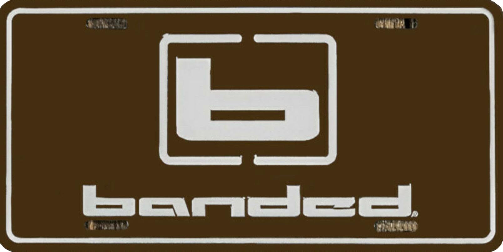 Amazon.com: Banded Gear Logo License Plate - Brown : Automotive