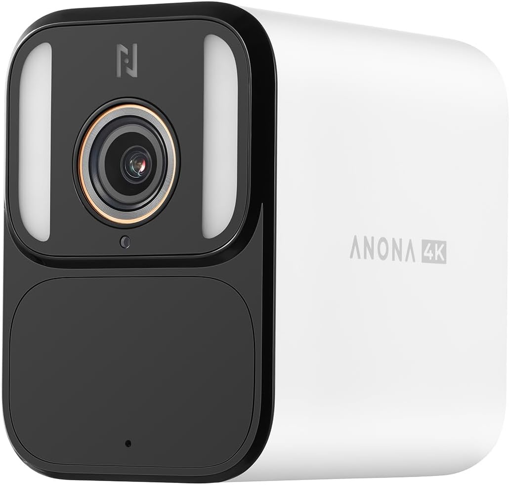Amazon.com : Anona Aurora 4K Solar Security Cameras Wireless Outdoor, Battery Powered for 180 ...