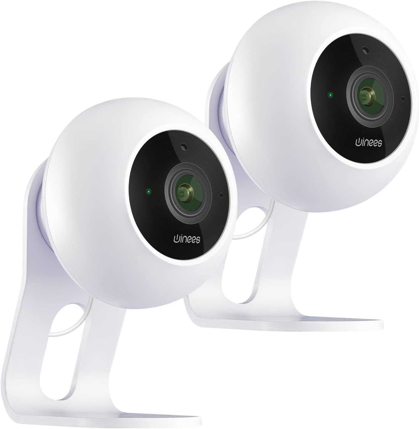 Amazon.com : winees Indoor Security Camera, 4MP WiFi Camera with 2-Way ...