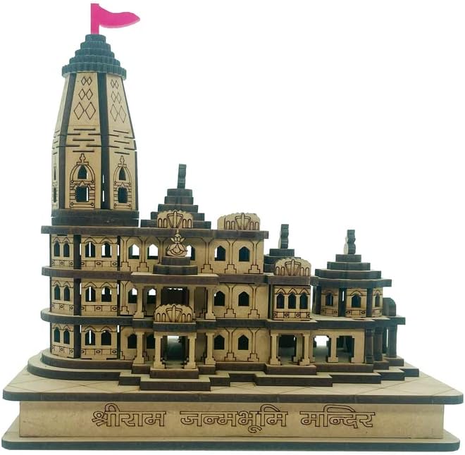 Buy Devgange Shree Ram Janmbhoomi Wooden Temple, Ayodhya Online at Low ...
