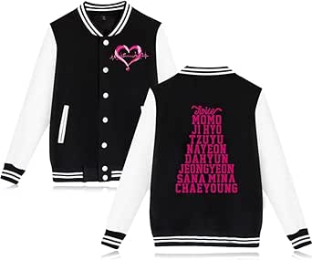 DHSPKN Kpop Twice Varsity Jacket Tzuyu Mina Momo Sana JeongYeon ...