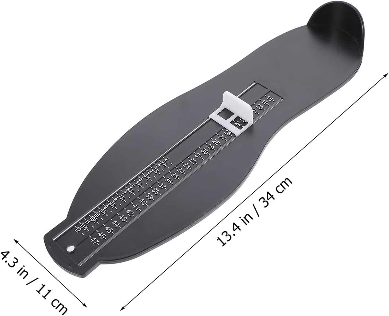 Buy GANAZONO Shoes Sizer Foot Measurement Device UK/ Standard Adults ...