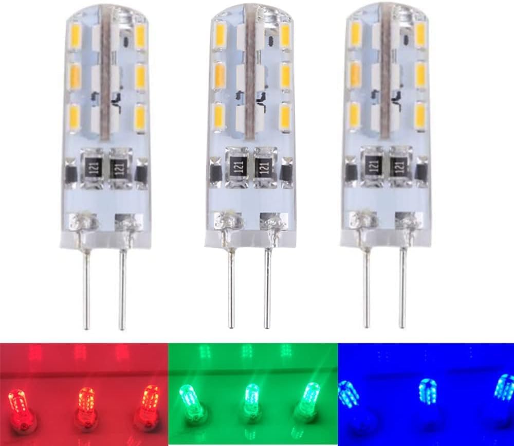 Best to Buy (8-PACK) Brightest 2-Watt G4 LED Bulb 12V AC/DC, 24 SMD ...