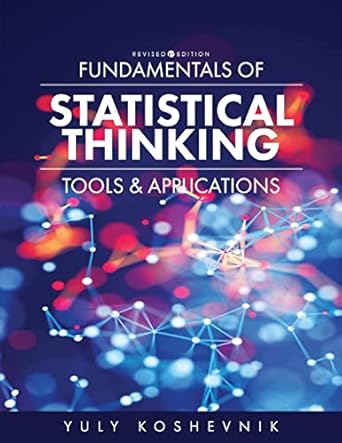Fundamentals of Statistical Thinking: Tools and Applications | Amazon.com.br