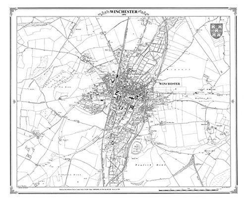 Winchester 1894 Heritage Cartography Victorian Town Map Heritage ...