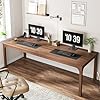 Amazon.com: Tribesigns 78.7 Inches Extra Long Computer Desk 2 Person ...