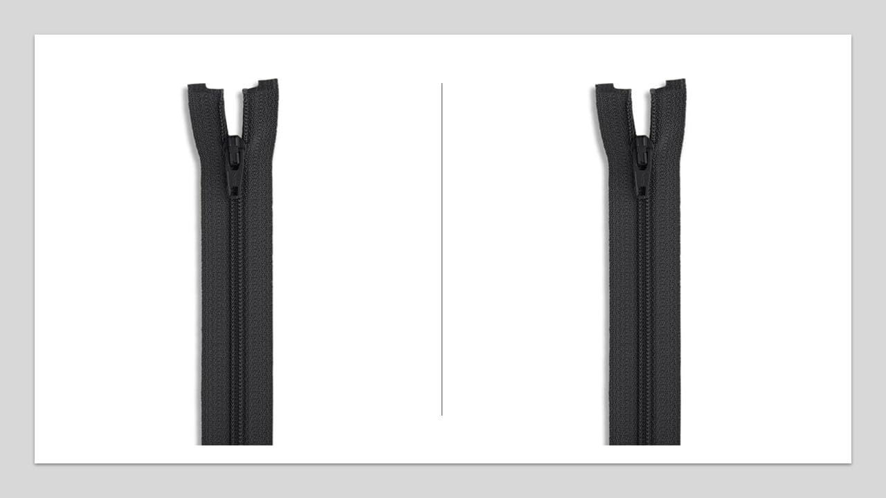 Amazon.com: YKK #3 Jacket Lightweight Coil Nylon Separating Zippers ...