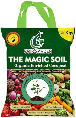 COIR GARDEN - Organic Enriched Magic Soil (20 KG) - Soil Less Potting ...
