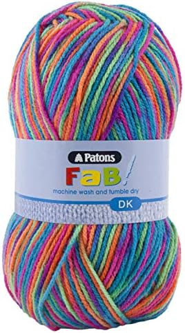 Patons Fab DK Kitting/Crochet Yarn Double Knitting Wool 100g Balls and ...