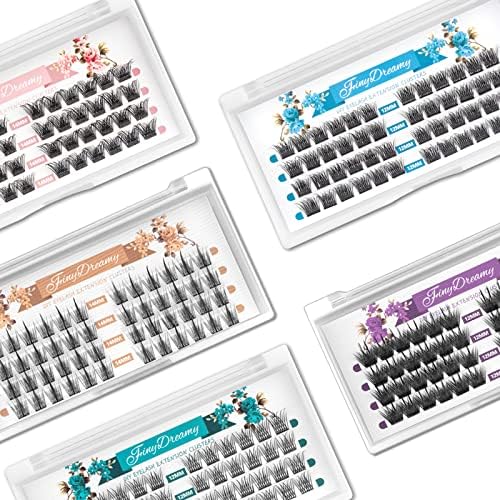 Amazon.com: FinyDreamy 240 Pcs Lash Clusters 5 Boxes Five Styles ...