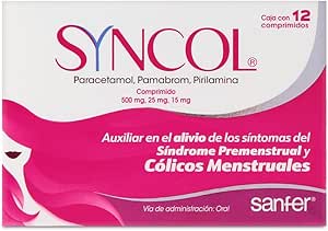 Syncol Comprimidos, 12 Piezas : Amazon.com.mx: Salud y Cuidado Personal