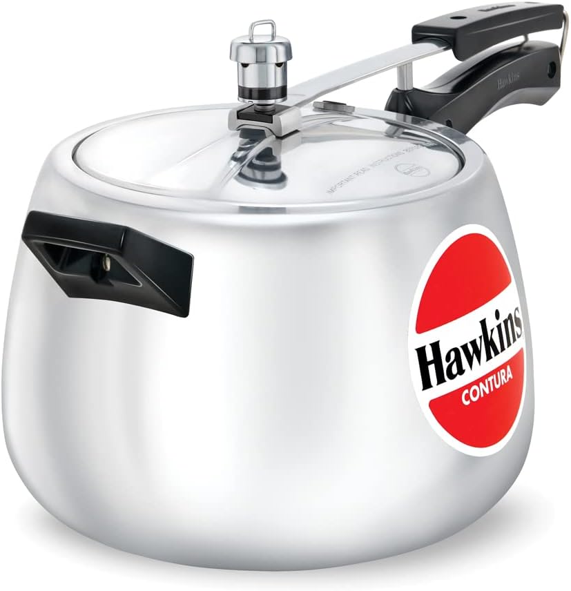 Hawkins Classic CL12 12 L Aluminum Pressure Cooker, Medium, Silver ...