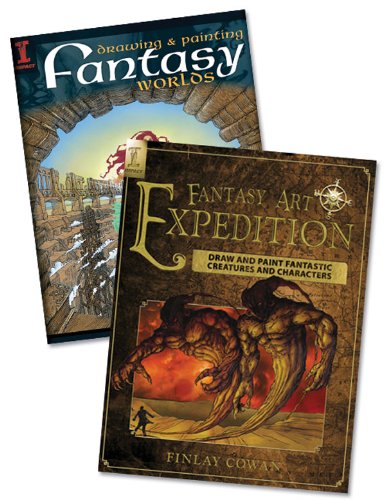 Drawing and Painting Fantasy Art with Finlay Cowan Books Bundle : Buy ...