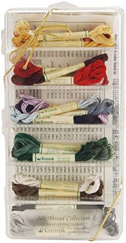 Amazon.com: Kreinik Silk Thread Collection 25 Skeins Storage Box