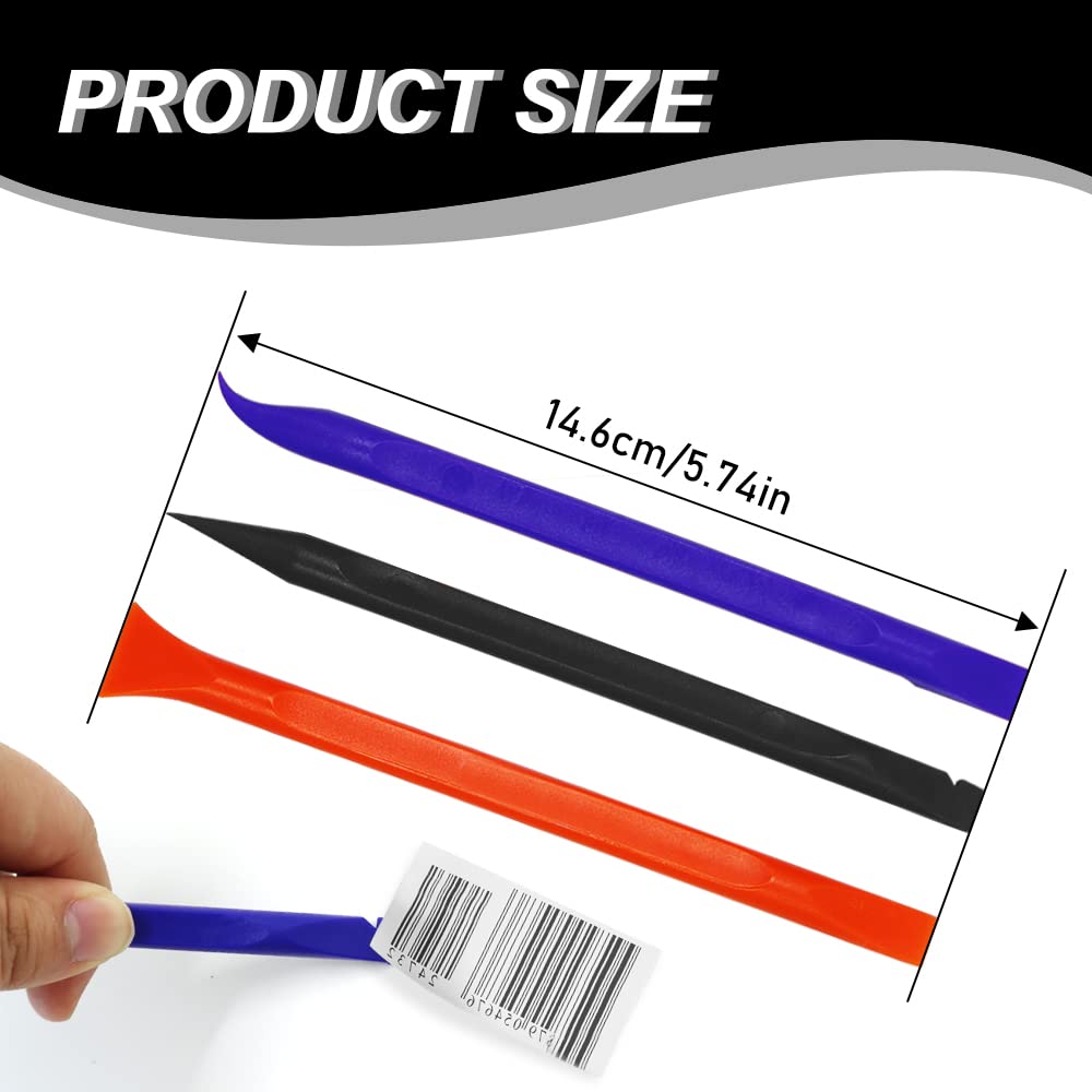 Snapklik.com : 9 Pcs Carbon Fiber Plastic Spudger Tool, Sticker Remover ...