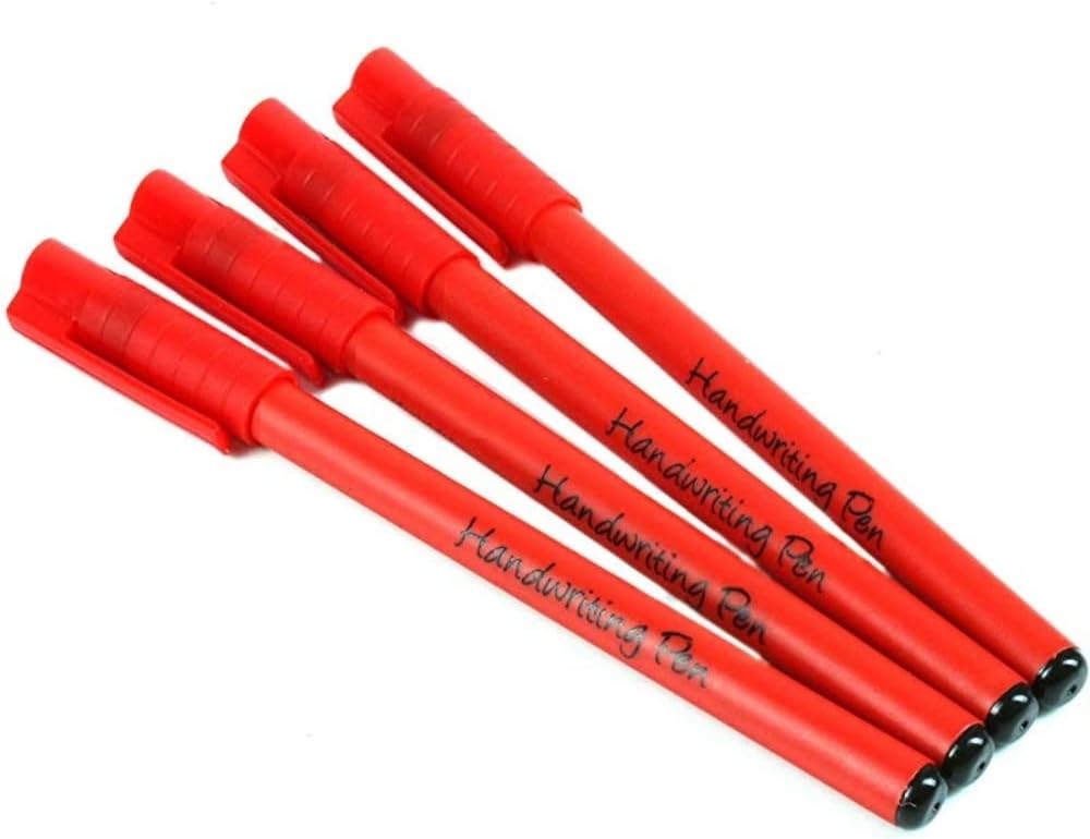 Scribe Black Handwriting Pens Easy Use Ergonomic - Pack 12 : Amazon.co ...