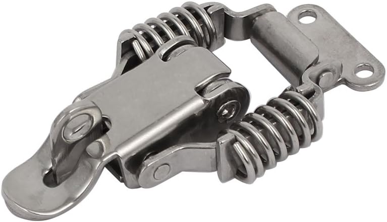 uxcell 70mmx38mmx15mm 304 Stainless Steel Spring Loaded Toggle Latch ...