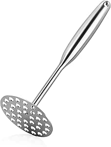 Amazon.com: SGJGS Stainless Steel Potato Masher - Heavy Duty Mashed ...
