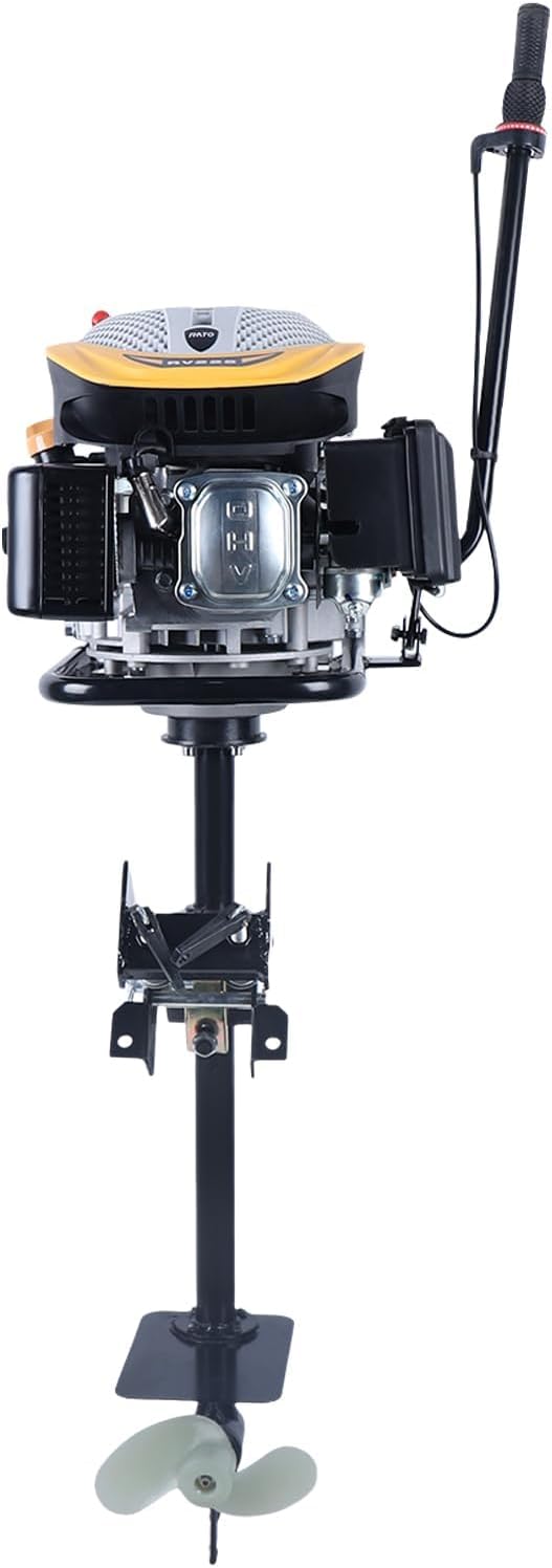 Amazon.com: QeuSulio 4 Stroke 9 Hp Outboard Motor, 225cc Heavy Duty ...