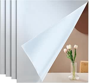 Amazon.co.jp: karonpeln 4枚セット 貼る鏡 全身鏡 姿見鏡 飛散防止 壁掛け ミラー アクリル 軽量 穴あけ不要 全身 割れない鏡 貼り付け 浴室 地震対策 ...